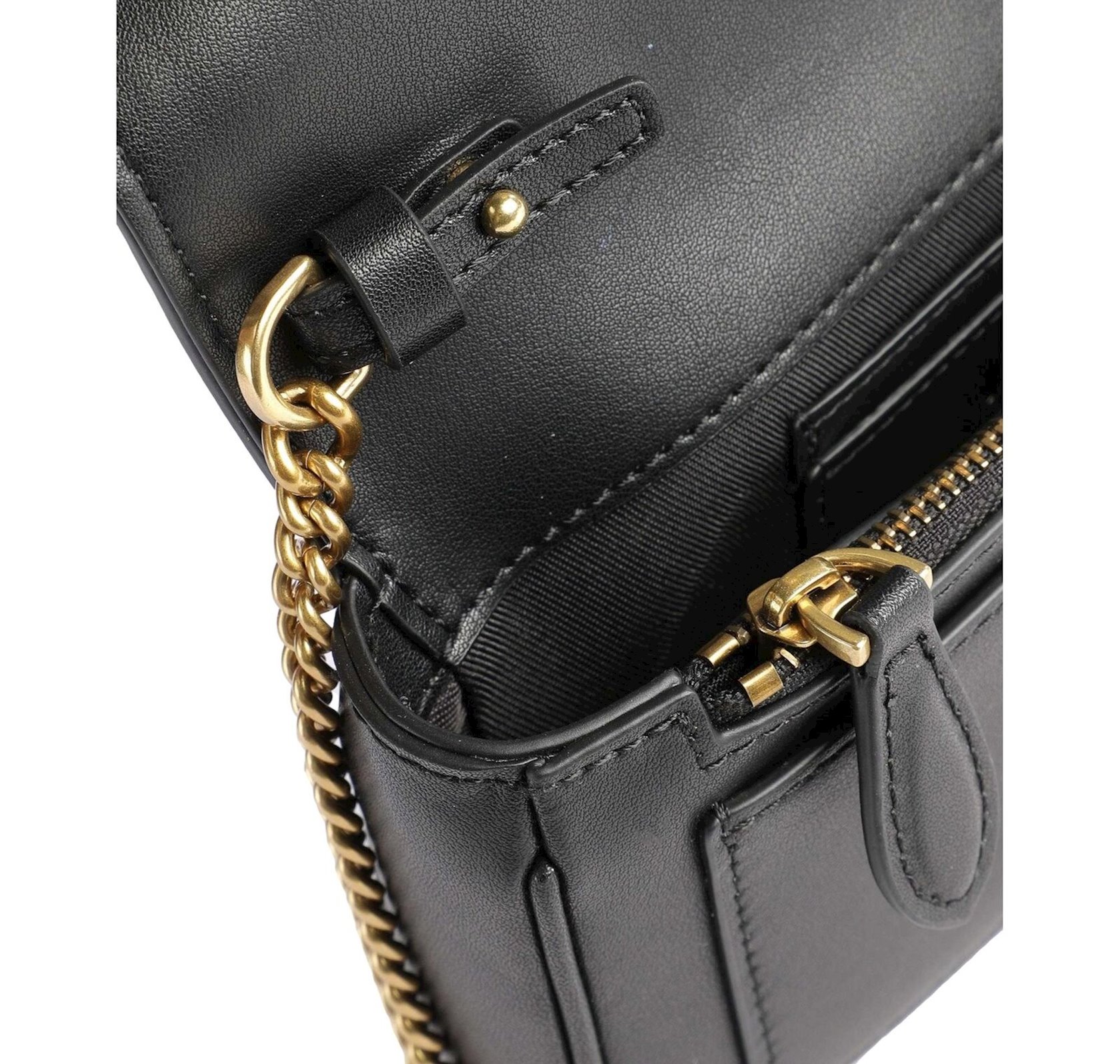 Женская сумка кожаная Pinko 100061/A0F1, черная - купить в Баку. Цена ...