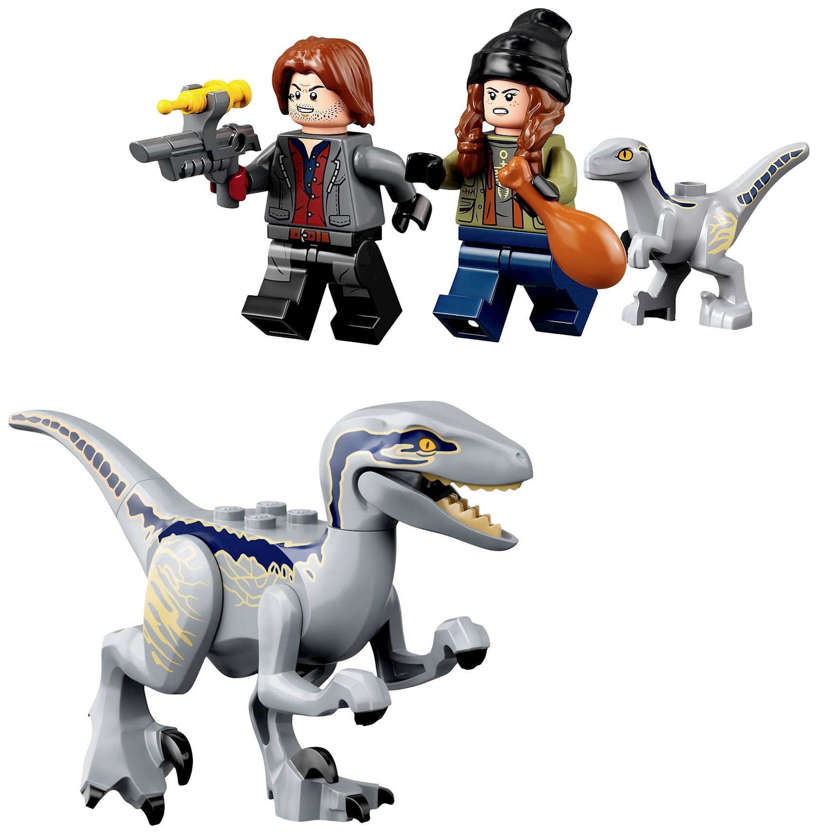 Конструктор LEGO Jurassic World Blue & Beta Velociraptor Capture 76946 ...