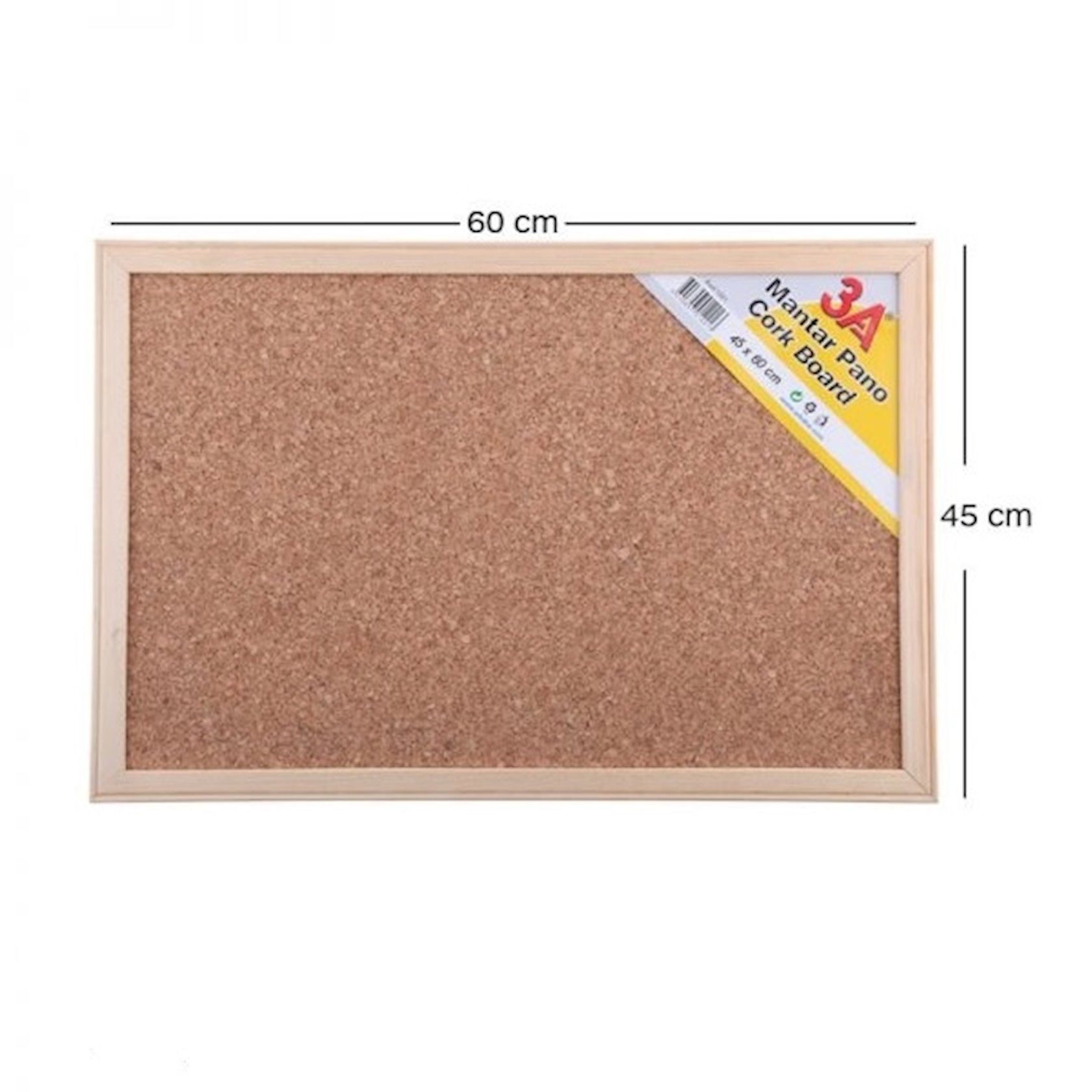 Доска пробковая 3A 1222, 60x45 см, коричневый - купить в Баку. Цена ...