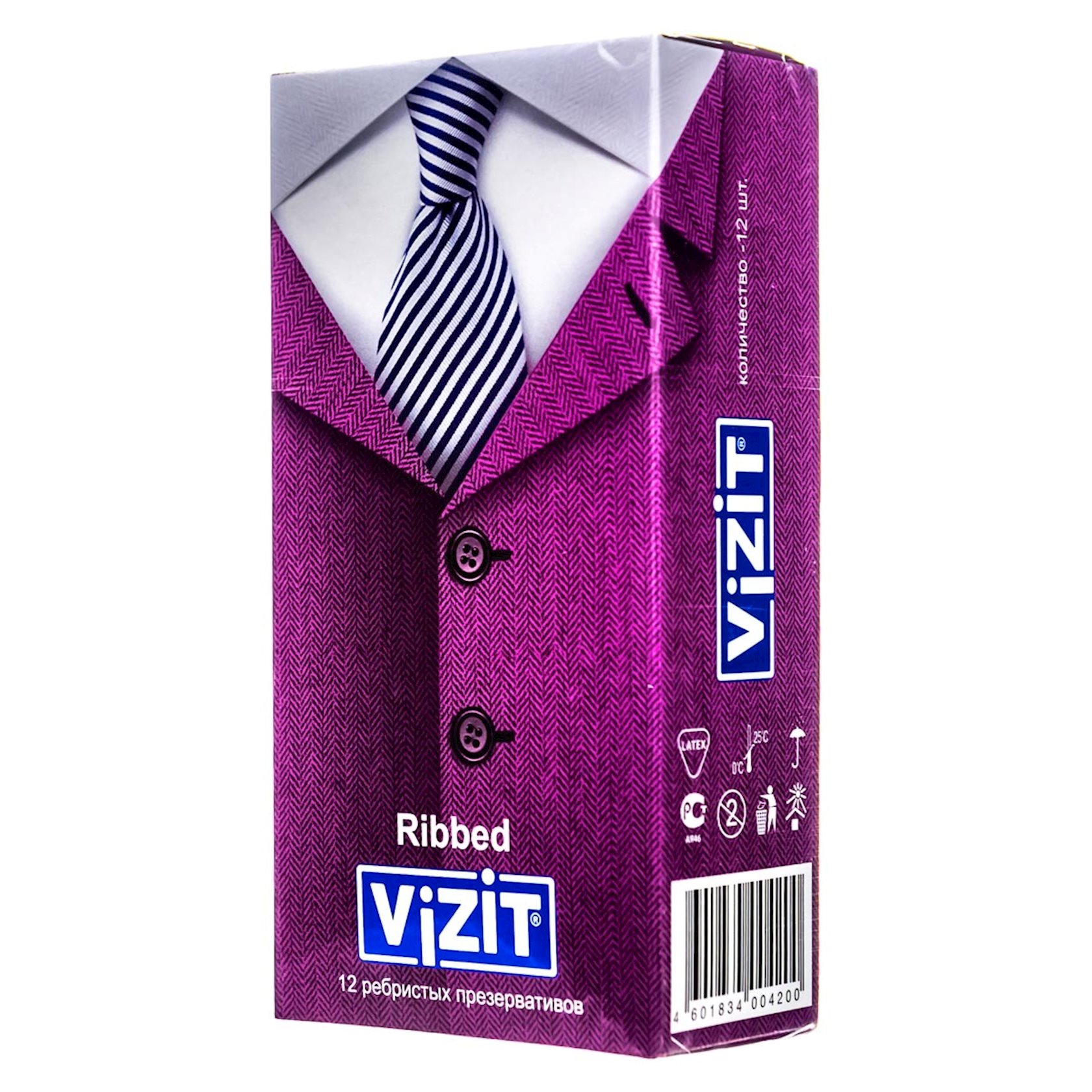 Prezervativlər Vizit Ribbed 12 əd (4601834006426) - Qiymeti, Bakıda ...