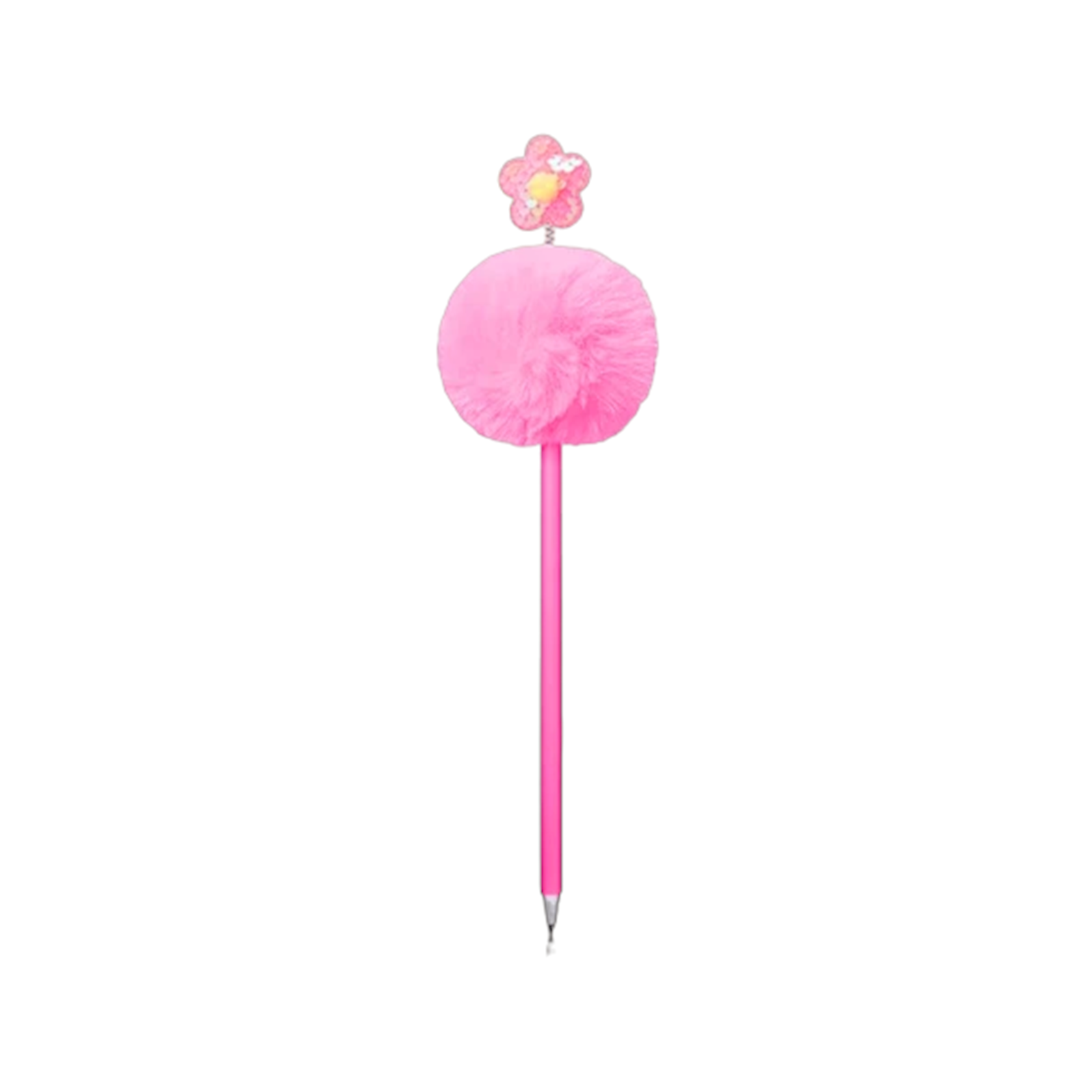 Diyircəkli qələm Miniso Flower Angel Series Fluffy Ball Ballpoint Pen ...