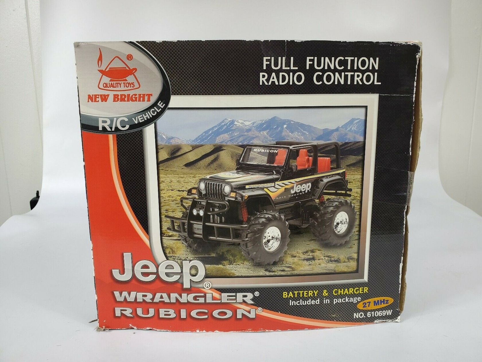 Радиоуправляемая машинка New Bright Jeep Wrangler Rubicon, пластик, 8 ...