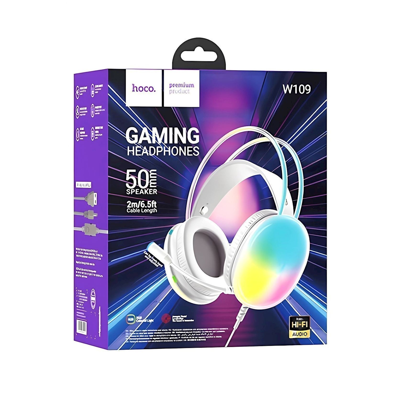 Simli qulaqlıq Hoco W109 White - Qiymeti, Bakıda almaq. Satışı, icmal ...