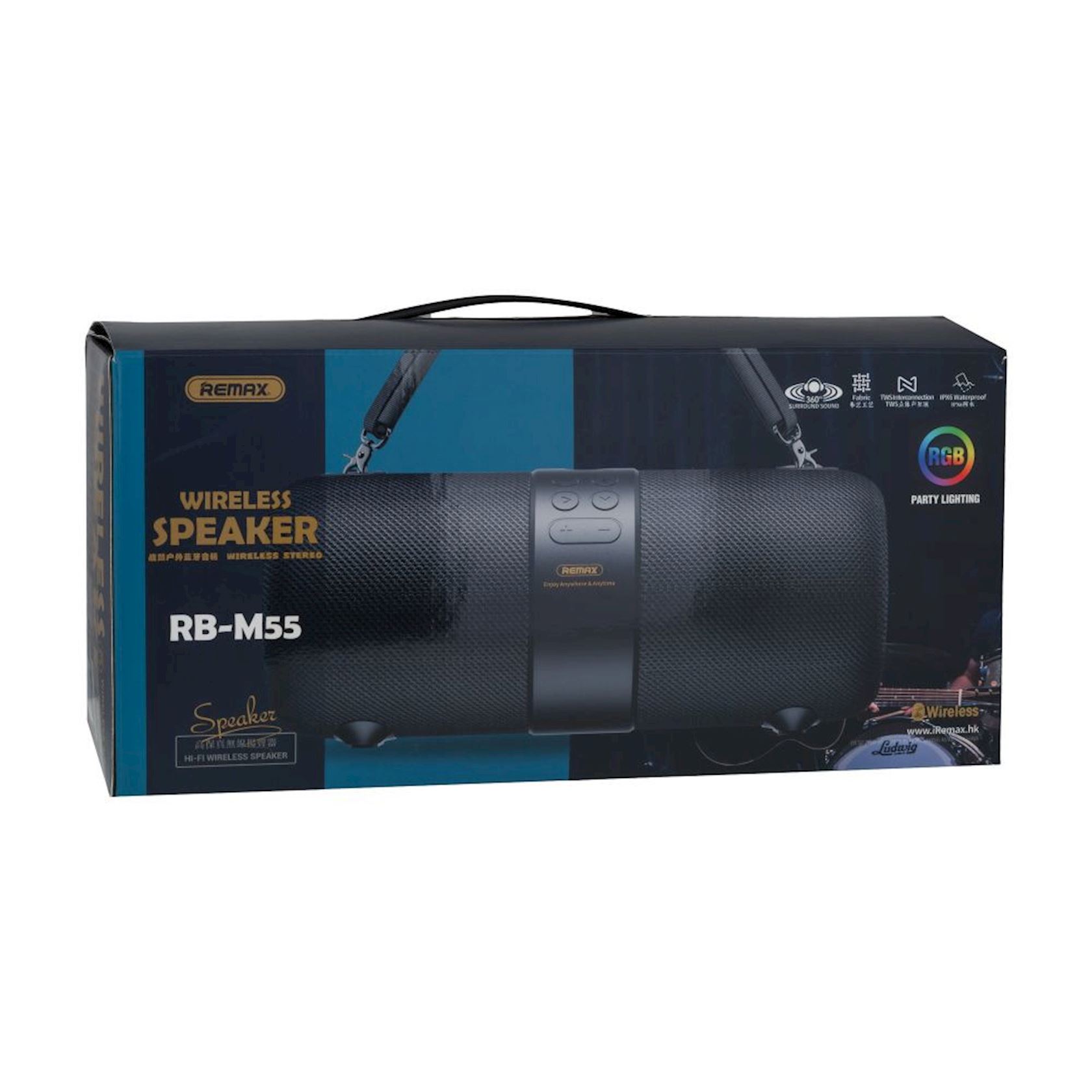 Portativ dinamik Remax RB-M55 - Qiymeti, Bakıda almaq. Satışı, icmal, rəylər