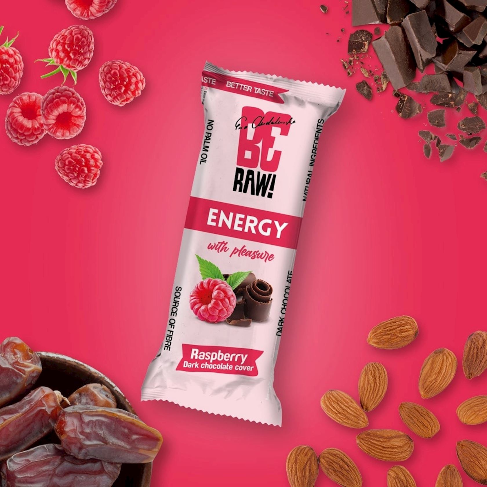 Enerji barı Beraw Raspberry choco, 40 q - Qiymeti, Bakıda almaq. Satışı ...