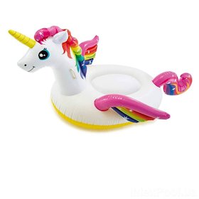 ᐈ Надувной плотик Intex 57561 Единорог, для детей и взрослых, белый ...