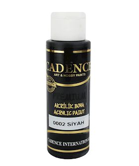 ᐈ Akril boya Cadence Premium Acrylic Paint 0002 Black, qara, 70 ml ...