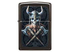 Зажигалка Zippo Anne Stokes Skeleton Viking 49106, Коричневый - купить ...