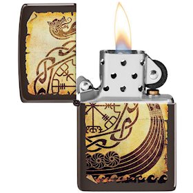 ᐈ Alışqan Zippo Viking Warship Design 49182 - qiymeti və satışı | ️ ...