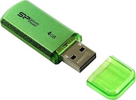 ᐈ Fləş kart USB 2.0 Silicon-Power Helios 101 4GB Green - qiymeti və ...