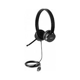 ᐈ Qulaqlıq-qarnitur Lenovo 100 Stereo USB Headset Black - qiymeti və ...