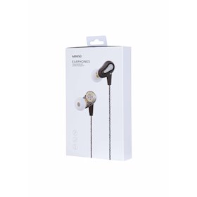 Проводные наушники Miniso M9 Transparent Black - купить по выгодной ...
