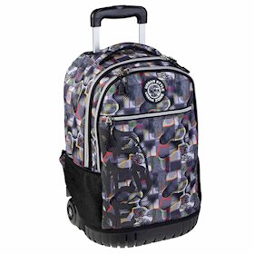 ᐈ Təkərli məktəbli çanta Busquets Wheeled Double Backpack Reverse ...