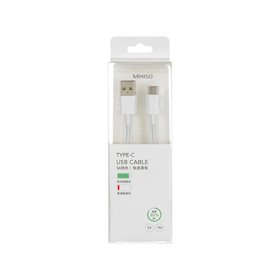 ᐈ Кабель USB Miniso Quick Charge Type-C Data Cable 5A, Белый - купить ...