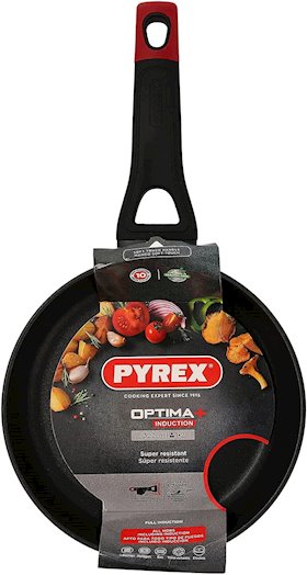 ᐈ Tava Pyrex Optima, 22 sm, alüminium yapışmayan örtük ilə, rəng qara ...