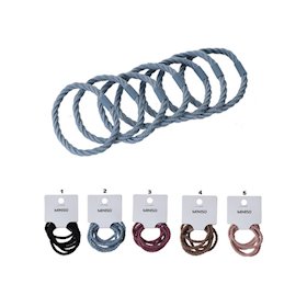 ᐈ Комплект резинок для волос Miniso Spiral 6 шт, в ассортименте ...