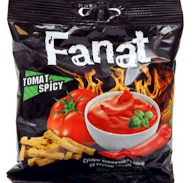 ᐈ Сухарики Fanat Tomat Acılı, 25 г - купить по выгодной цене | ️ BIRMARKET