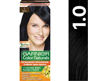 ᐈ Saç üçün qalıcı krem-boya Garnier Color Naturals 1 Qara, 110ml, by ...