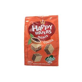 Вафли Flis Happy Wafers Minis Cocoa 200 г - купить в Баку. Цена, обзор ...