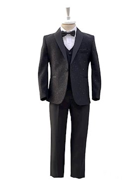 Костюм с брюками для мальчиков Zenmoni SSPPUM_1020, черный, полиэстер ...