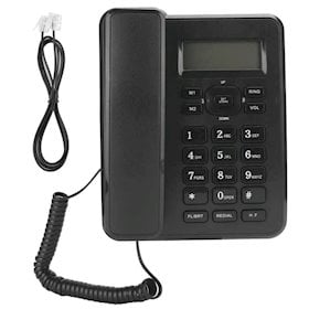Telefon Panaphone KX-T6001CİD Black - Qiymeti, Bakıda almaq. Satışı, icmal, rəylər