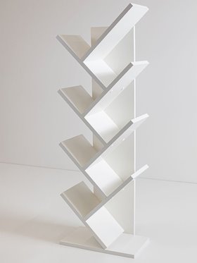 ᐈ Stellaj 3563_StellajSmallBookWhite, 91x30x19.6 sm, LDSP, ağ - qiymeti ...