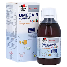 ᐈ Sirop Doppelherz Omega-3 flüssig family system 250 ml - qiymeti və ...