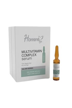ᐈ Multivitamin kompleksi Homm life saç tökülməsinə qarşı 12x5 ml ...