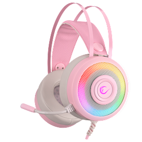ᐈ Qulaqlıq-qarnitur Rampage Miracle X3 Plus 7.1 RGB Gaming Headset Pink ...