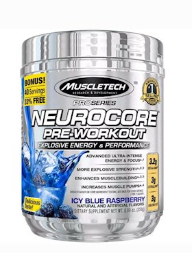 ᐈ Məşq öncəsi kompleks MuscleTech Neurocore Icy Blue Raspberry, 33 ...