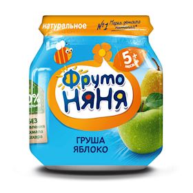 ᐈ Püre ФрутоНяня Alma və armud, 100 q, 5 aydan - qiymeti və satışı | ️ ...