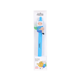 ᐈ Gel qələm Miniso Adventure Time-Blue Barrel Retractable Gel Pen, 0.5 ...