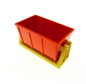 Аксессуар к конструкторам LEGO 4549 4548 Duplo 2x4 Railway Tipper Cart ...