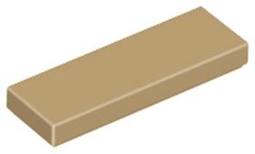 Аксессуары к конструкторам Lego Tiles dark beige (4255673484251) 50 pcs ...
