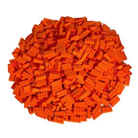 Konstruktor aksessuarları Lego 2x4 Steine Hochsteine Orange - 3001 Neu ...