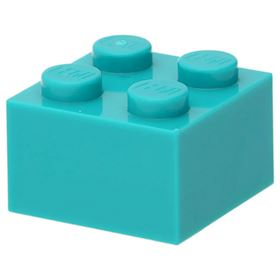 Konstruktor aksessuarları Lego 2x2 Dark Brierous brick (Dark Turquoise ...