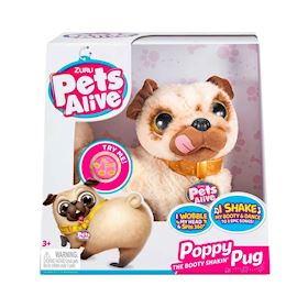 ᐈ Мягкая интерактивная игрушка Zuru Pets Alive Poppy the Booty Shakin ...