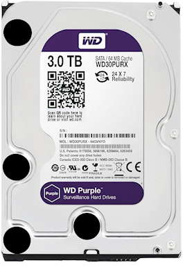 ᐈ Sərt disk Western Digital 3 TB SATA3 3.5" Purple (WD30PURX-64GVNYO ...