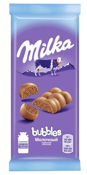 Шоколад Milka Bubbles 80г - купить в Баку. Цена, обзор, отзывы, продажа