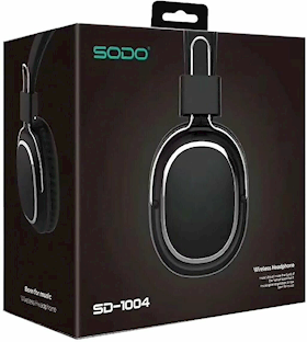 Беспроводные наушники Sodo SD-1004 Black - купить по выгодной цене | ♢BIRMARKET