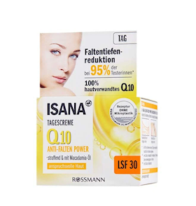 ᐈ Yaşlanma əleyhinə krem Isana Q10 SPF-30 50 ml - qiymeti və satışı | ️ ...