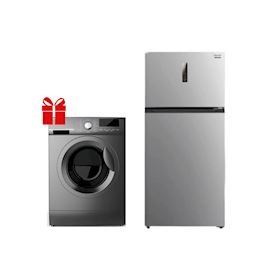 Soyuducu Sharp SJ-HM540-HS2 + Paltaryuyan maşın Sharp ES-FE712DLZ-S ...