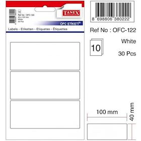 ᐈ Yapışdırma dəsti Tanex OFC-122, 100x40 mm, ağ, 10 vərəq - qiymeti və ...