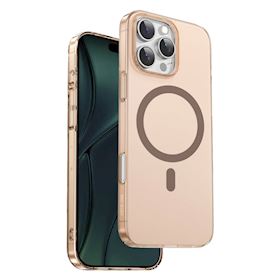 ᐈ Чехол Green Lion MagSafe Delgado Case для iPhone 16 Pro Copper Gold ...