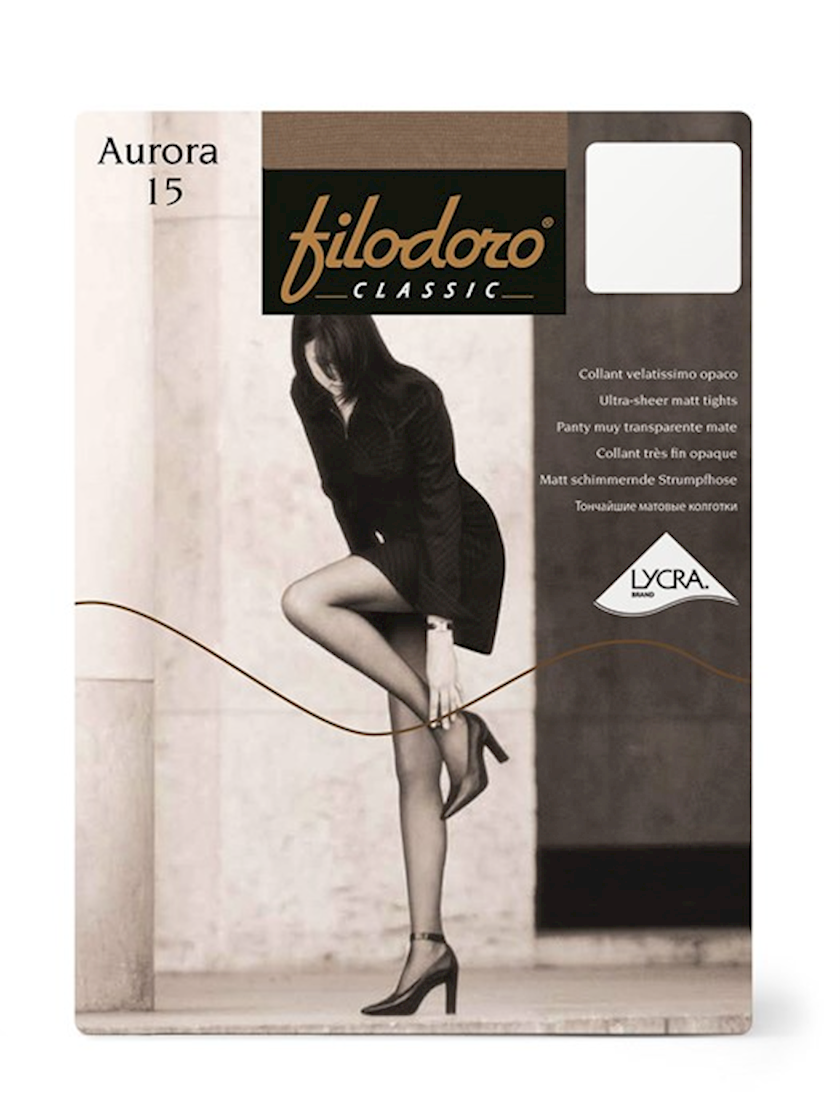 Колготки Filodoro Classic Aurora, 15den, размер 2(S), Playa, светло ...