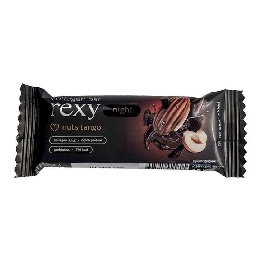 Proteinli bar Protein Rex Collagen Rexy Night Nuts, 40 q - Qiymeti ...
