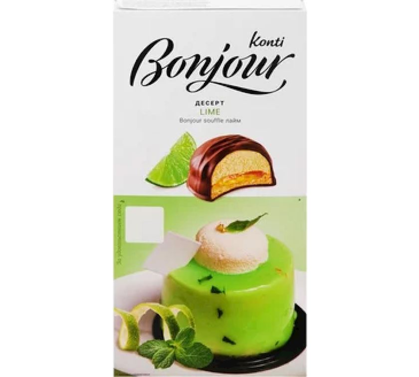 ᐈ Десерт Konti Bonjour со вкусом лайма 232 г - купить по выгодной цене ...
