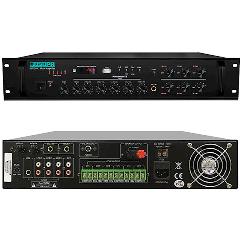 Микшерный усилитель DSPPA MP1010U - купить в Баку. Цена, обзор, отзывы ...