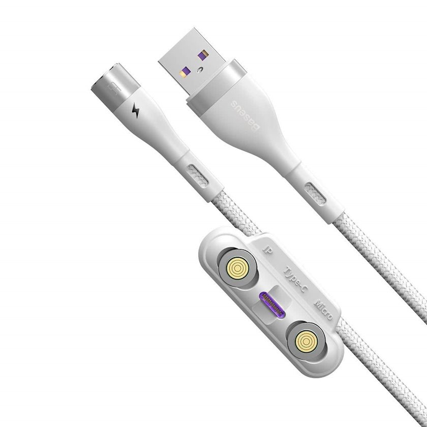 Магнитный USB-кабель Baseus Zinc Magnetic Safe Fast Charging Data Cable ...