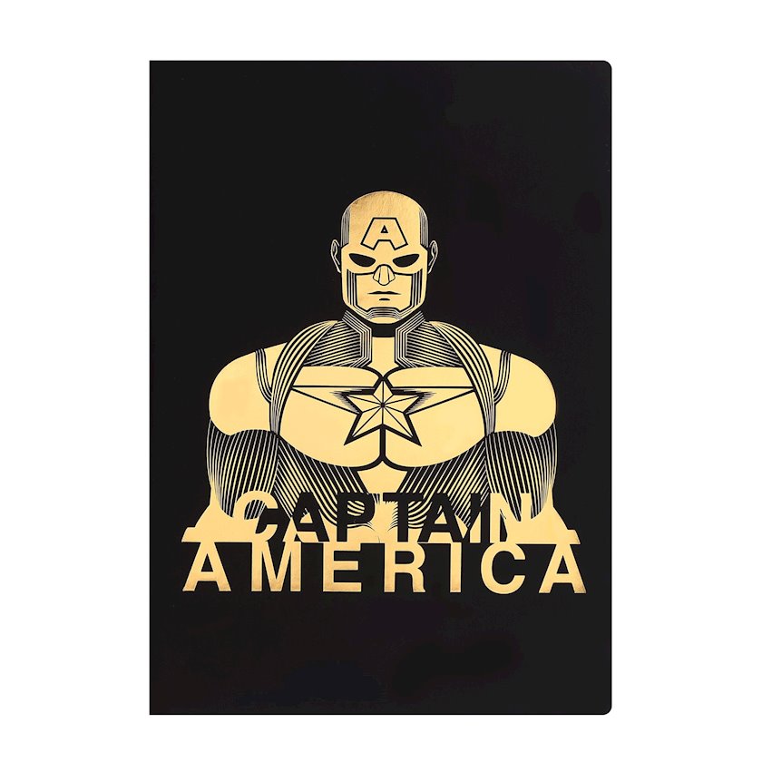 Блокнот Miniso Marvel Collection Gilding Captain America - купить в ...